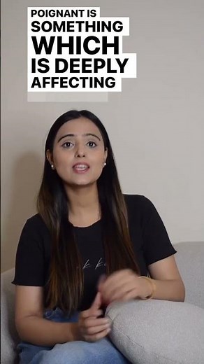 Poignant Meaning | Learn English Vocabulary with Examples & Pronunciation #education #english