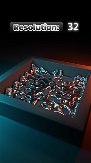 Satisfying 3D render || Blender fluid sim || #3d #3dsimulation #satisfying #blender #3drender