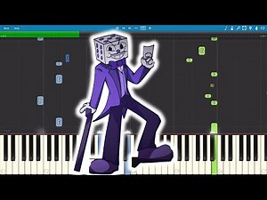 Cuphead - Die House Electro Swing Remix - The Musical Ghost ft OR3O - Piano Tutorial