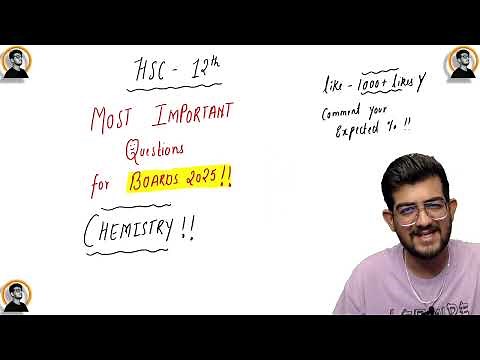 12 hsc chemistry important questions Boards 2025, chemistry class 12 important questions 2025 hsc,