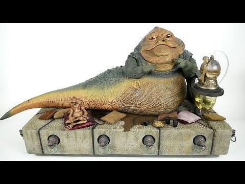 Sideshow Collectibles One Sixth Scale Jabba the Hutt Figure Unboxing & Review (2019 version)