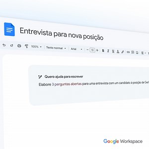 Gemini no Docs ajuda sua equipe a ter ideias, escrever e revisar de um jeito fácil e colaborativo. | Google Workspace