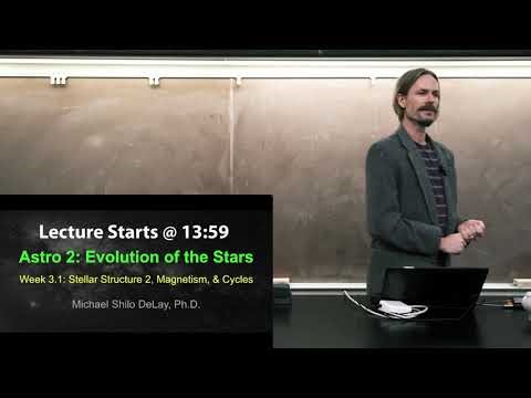 Solar Structure #2, Magnetism (Evolution of Stars, wk 3.1) - Dr. Michael Shilo DeLay