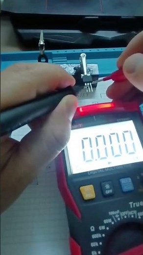 How to Test IRFZ44N & IRF9540N MOSFETs with a Multimeter? 🔍 #shorts #automobile #voltlab #diy