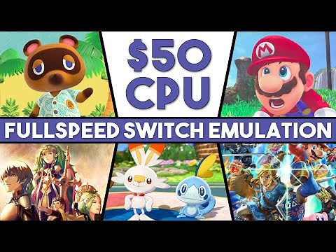 Fullspeed Nintendo Switch Emulation on a $50 CPU - Multicore Performance Update