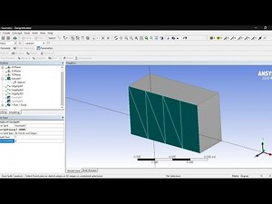 Tutorial Ansys Basic For Beginer ll Make Edge Split, Face Split Using Edge Split on Design Modeler
