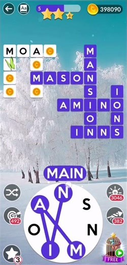 Wordscapes Daily Puzzle February 27, 2026 gameplay | Answers | Solution