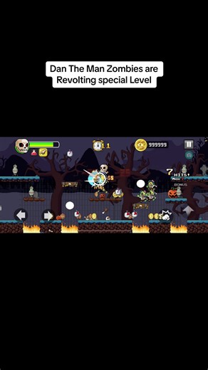 Dan The Man Zombies are Revolting Special Level #dantheman #danthemanplaythrough #gameplays #zombies#halloween #halloweengames#sidescrollers