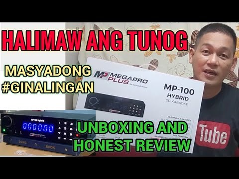MEGAPRO PLUS MP - 100 HYBRID SD KARAOKE UNBOXING AND HONEST REVIEW