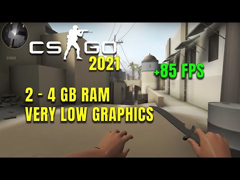 How To Run CS:GO on 2GB RAM (LOWEST GRAPHICS POSSIBLE) (2021 UPDATE)