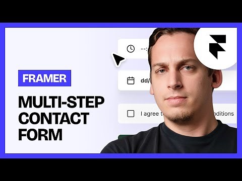 How to Create a Multi-Step Contact Form in Framer (tutorial)