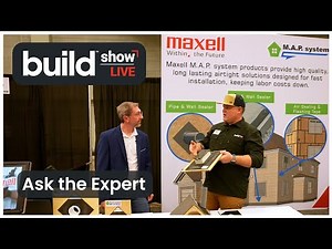 Achieving a tight seal around plumbing and heating systems - Eric Aune and Maxell Build Show Live 24