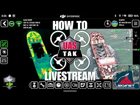 How to LIVESTREAM VIDEO from a DRONE to ATAK UAS Plugin Tool