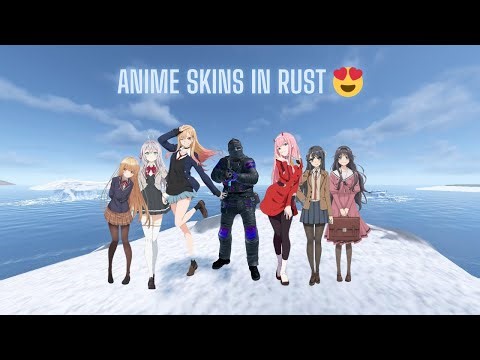 anime skins in RUST gives you cheats.. | Rust montage