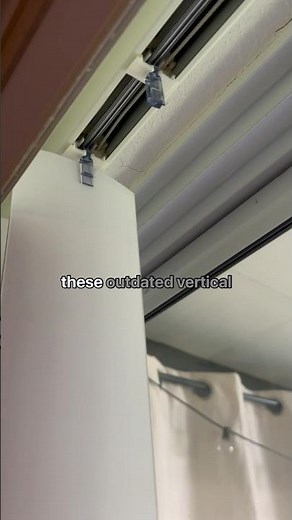 HOW TO remove outdated vertical blinds in easy to follow steps #diy #homeimprovement #realestate