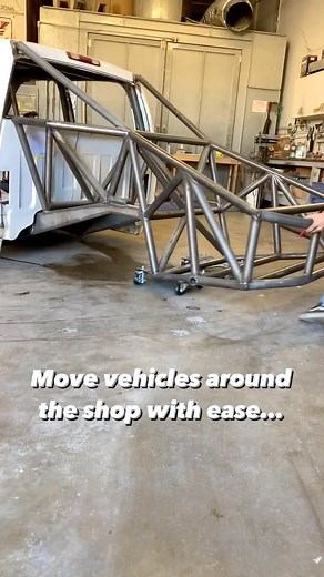 The Daytona Professional Heavy Duty Steel Vehicle Dollies are sold in pairs for only $79.99. Each dolly individually can hold up to 2500 lb. and has four swivel casters to move your project anywhere in your garage with ease. #Daytona #HarborFreight | Harbor Freight