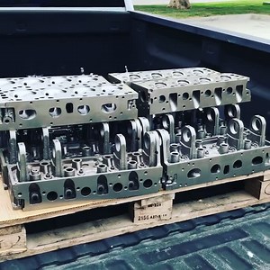 Ahh, the joys of working with 35 year old cast iron Ford 2300 SOHC heads... We’ve been waiting and waiting (3-4 months) for enough decent closed chamber head cores to show up so we could run a batch through our CNC porting program. These heads were “crack checked” before they were sent to us. Good thing we had them Magnafluxed for ourselves! We’ll get the CNC ported heads posted on our online store over this coming week so you guys can place orders for the 3 that aren’t already spoken for out of