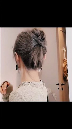 different hairstyles for medium length hair #hairstyle #tutorial #style #fashion #youtubeshorts