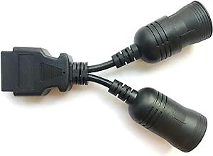 OBD 6Pin+9Pin J1708+J1939 Cable for Diesel Truck