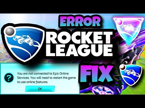 How To Fix Rocket League Glitch - Not Connected to Epic Online Services Tutorial (PC/Windows 10)