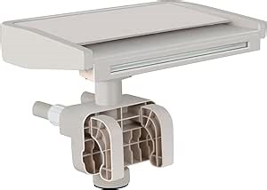 Varesee Pool Fountain Waterfall for Above-Ground Pools with 7-Color LED Lights, Pool Waterfall Power by Filter Pump, Swimming Pool Accessory for Outdoor Decor and Relaxation