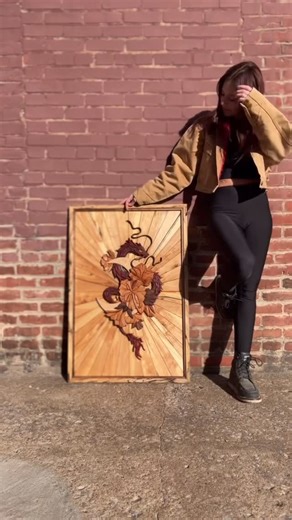 Handmade Wood Art | Custom Logo Signs on Instagram: "One that's always worth re-living 🐉 #woodwork #woodart #intarsia #scrollsaw"