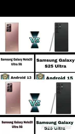 Features: Samsung Galaxy Note 20 ultra vs S25 Ultra #shorts
