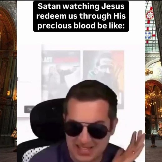 SATAN WATCHING JESUS REDEEM US