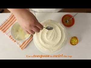 Frosting a layer cake
