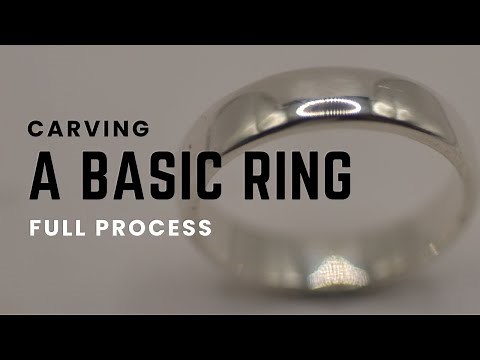 Wax Carving a Basic Ring - Full Process Video
