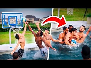 How INTENSE Playing Pool Basketball With Friends Gets…