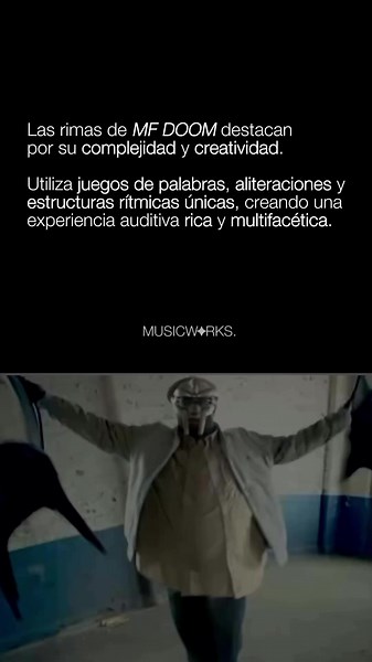 ALL CAPS when you spell the man name. credits: Highlighted #educacionmusical #musiceducation #musicworks #mfdoom #hiphop