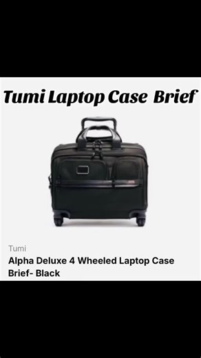 Tumi Alpha Deluxe 4 Wheeled Laptop Case Brief-Black. Come on in, and take a look around and see what I may have for you. Like, share, follow, and Comment Info below for more details. #tumi #luggage #suitcase #accessories #tropicaltravels