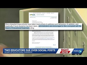 Lawsuit claims Iowa board targeted teachers for comments after Kirk’s death