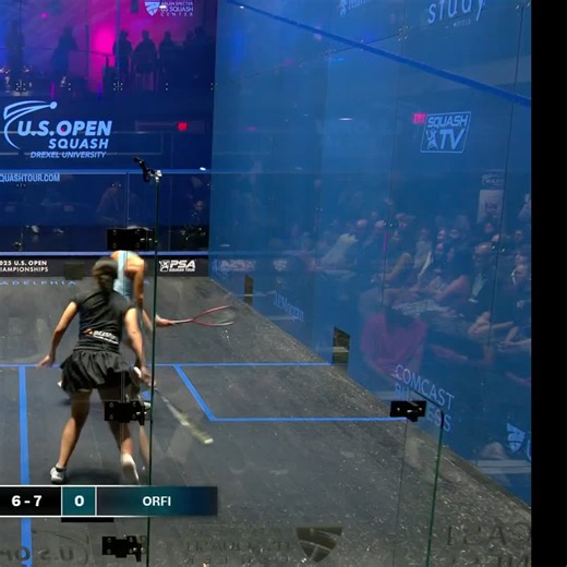 17K views · 257 reactions | 'The Leopard' Roars  Hania El Hammamy with a big reaction early on in this U.S. Open Women's final  Watch live here ➡️ https://tinyurl.com/487mu7d2 | SQUASH.TV | Facebook