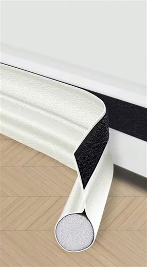 Front Door Draught Excluder 96cm Self Adhesive White Anti Cold Removable Door Weather Stripping with Scraper for Air Currents Insects Noise #cleaningtools #cricut #waterproofpanels #affordablehomedecor #bathroomsealant #customdoormat #bestcurlingwand #laminatefloor #minkyfloorsweeper #homeheating
