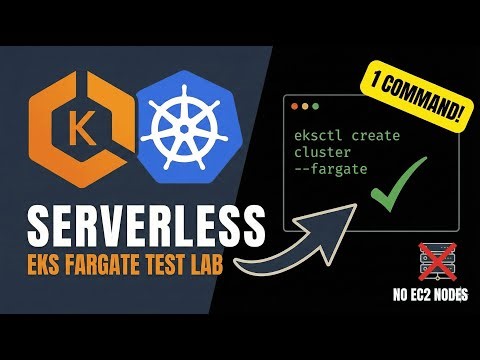 Build a Serverless EKS Cluster in ONE Command (AWS Fargate)