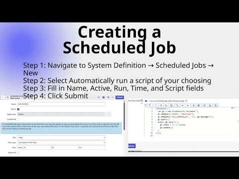 Scheduled Jobs in ServiceNow by SYSNOW SOFTWARE PVT LTD