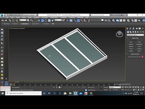 How to make window in 3ds max