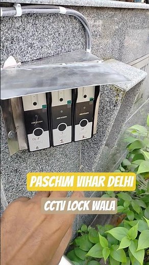 Hikvision Video Door Phone With Electronic Gate Lock Automatic, Video intercom system Gate Lock