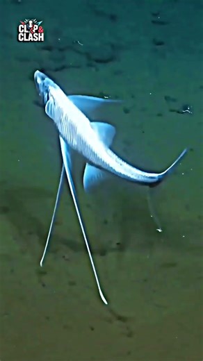 This Fish Stands Still to Hunt | Tripod Fish Mystery #shorts #facts