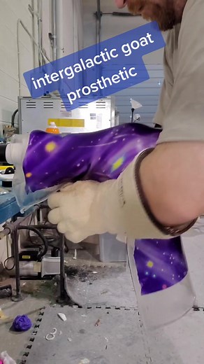 Creating a Goat Prosthetic with Vacuum Forming