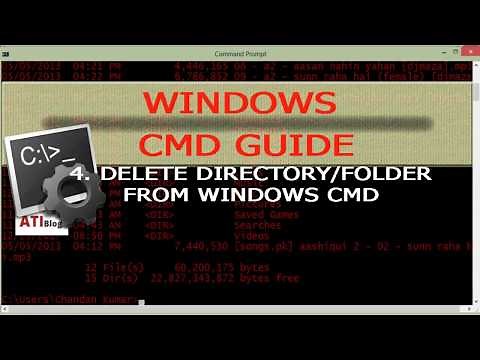 Force delete non empty folders in Windows CMD