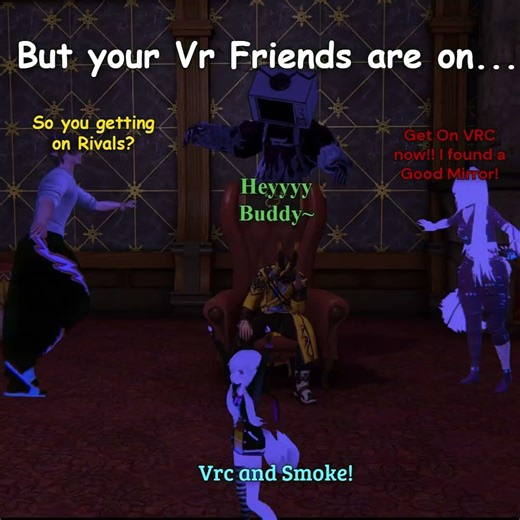 VRC + FF14 Lets try this combo!! #ff14 #mmorpg #gaming #ffxiv #memes #ffxivshorts #vrchat