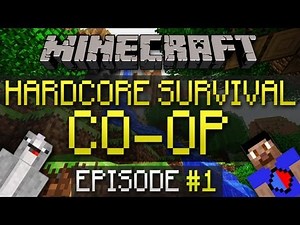 Minecraft Hardcore Survival Co Op #1 with Vikkstar123