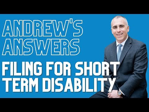 Filing for Short Term Disability