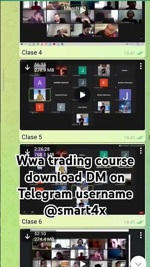 wwa trading course download DM on Telegram username @smart4x. wwa trading course. WWA BOOTCAMP