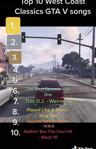 Top 10 West Coast Classics GTA V Songs for Your Next Soundtrack