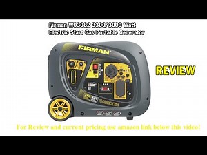 Review Firman W03082 3300/3000 Watt Electric Start Gas Portable 2021
