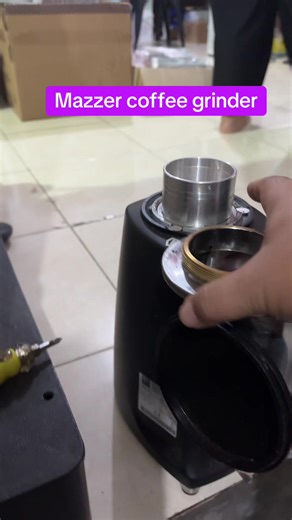 Mazzer coffee grinder maintenance #tiktok #fyp #mazzer #coffee #grinder